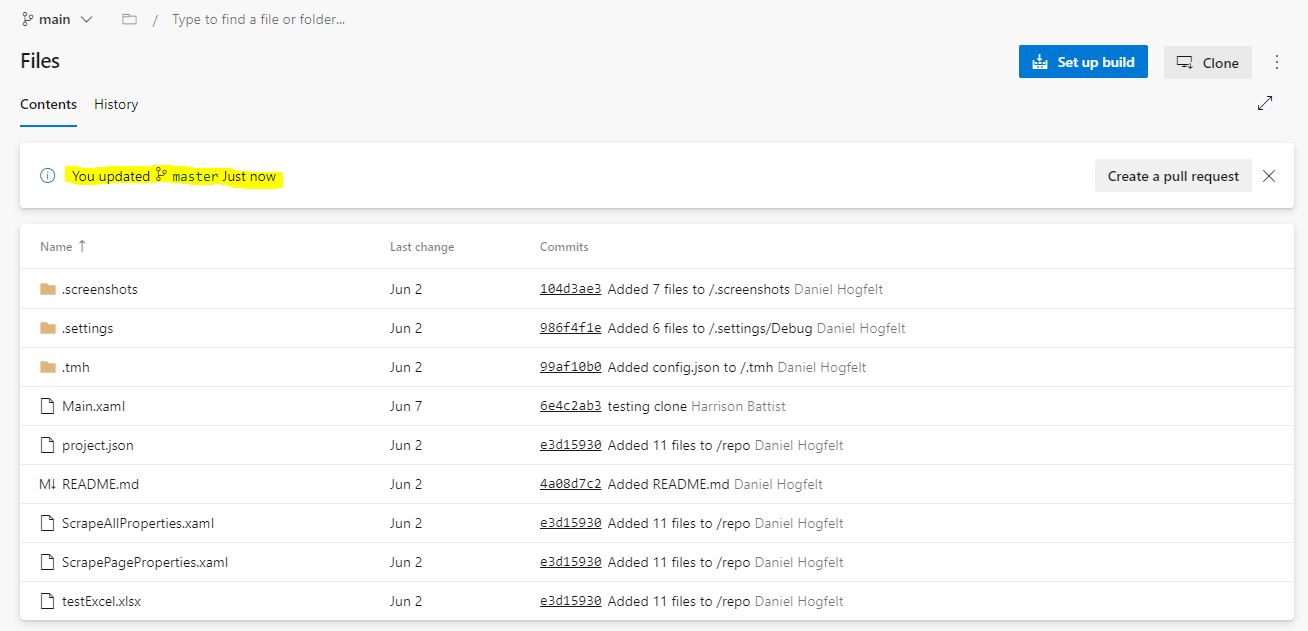 RPA - Create and Link a GIT Repository in DevOps – Avison Young