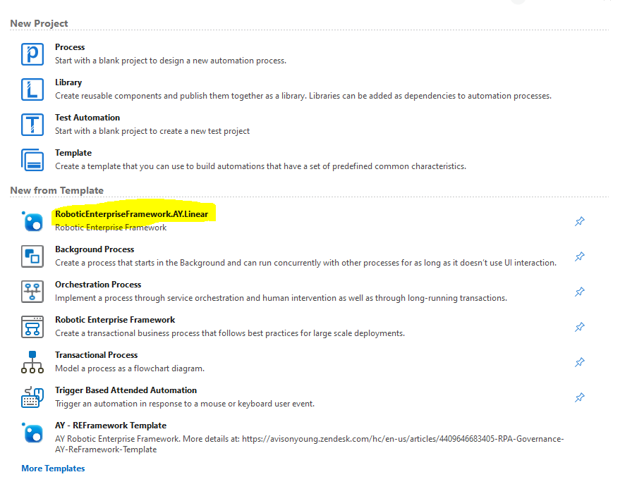RPA Governance - AY ReFramework Template – Avison Young